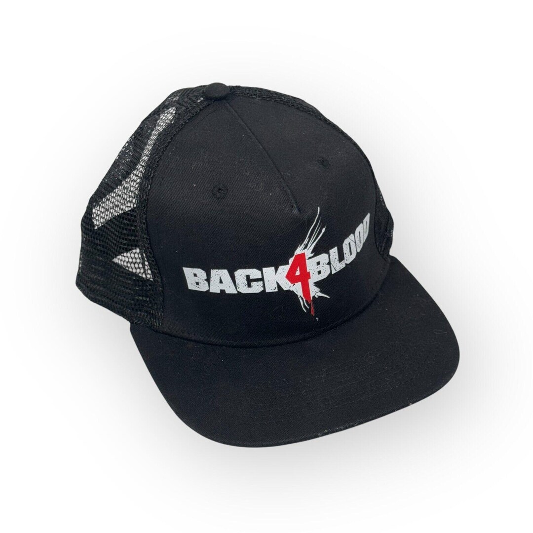 Back 4 Blood Hat Black Snapback Trucker Preorder Exclusive Video Game ...