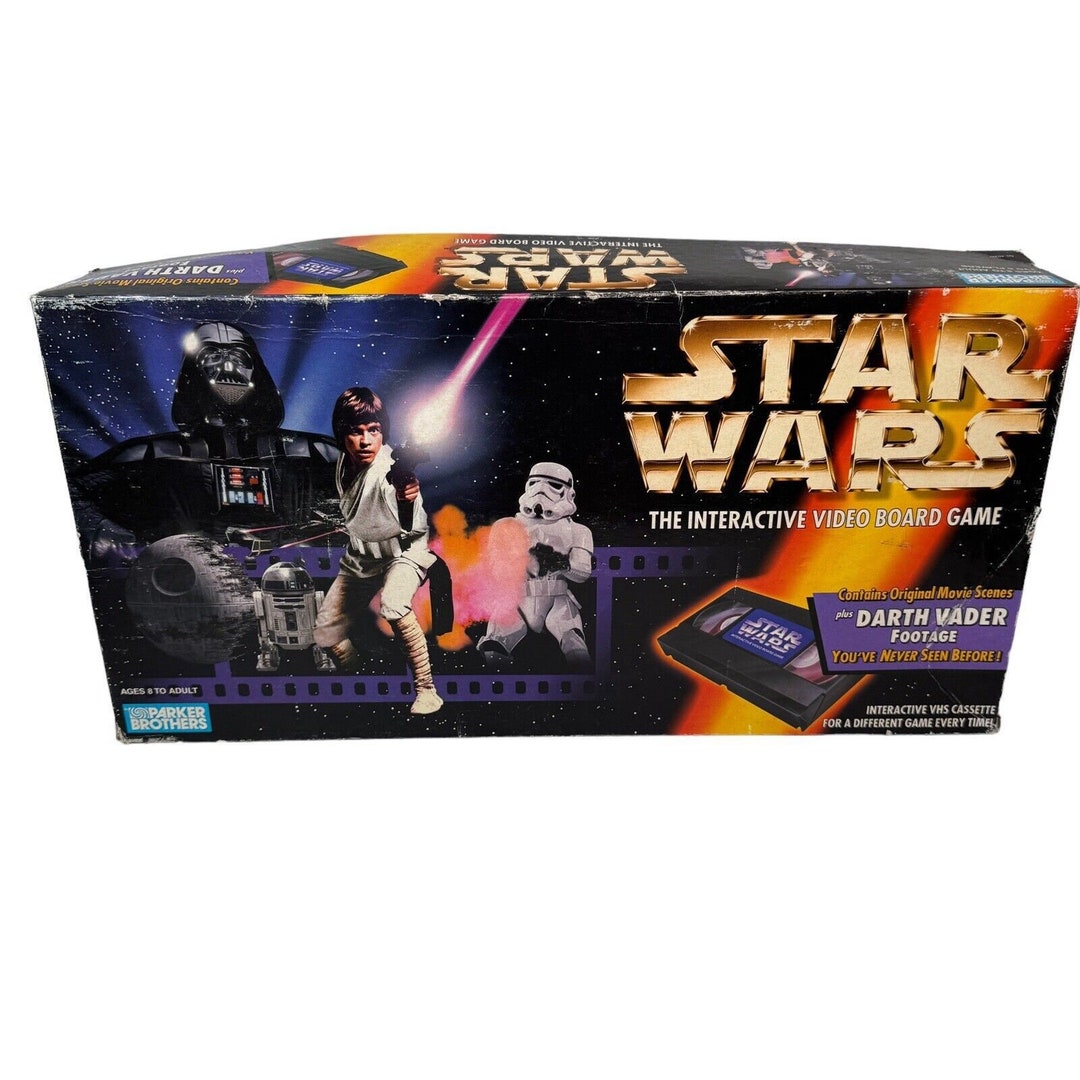 Star Wars the Interactive Video Board Game 1996 3-6 Players Collectors ...