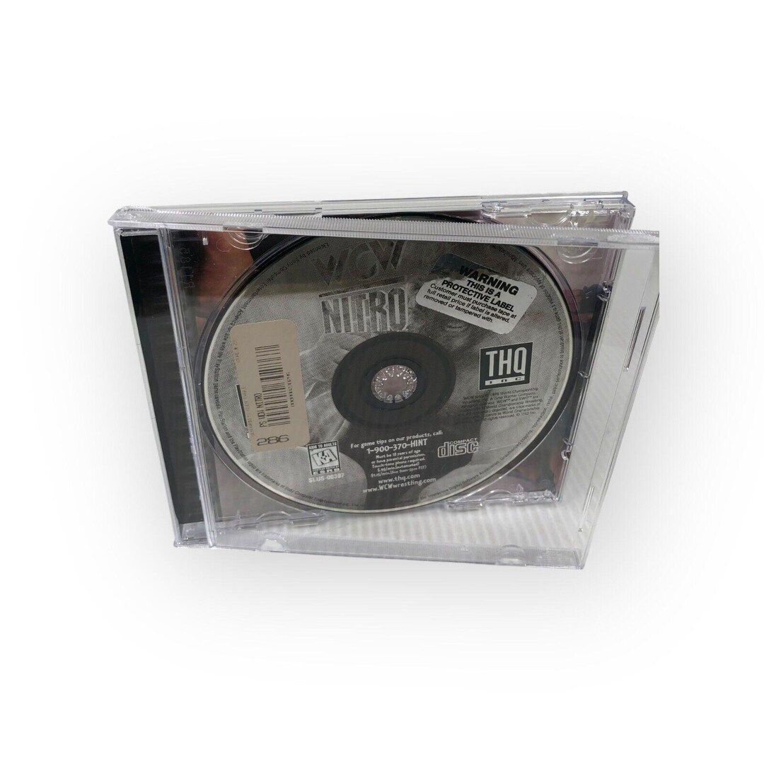 WCW Nitro sony Playstation PS1 Wrestling Game in Case no Manual - Etsy