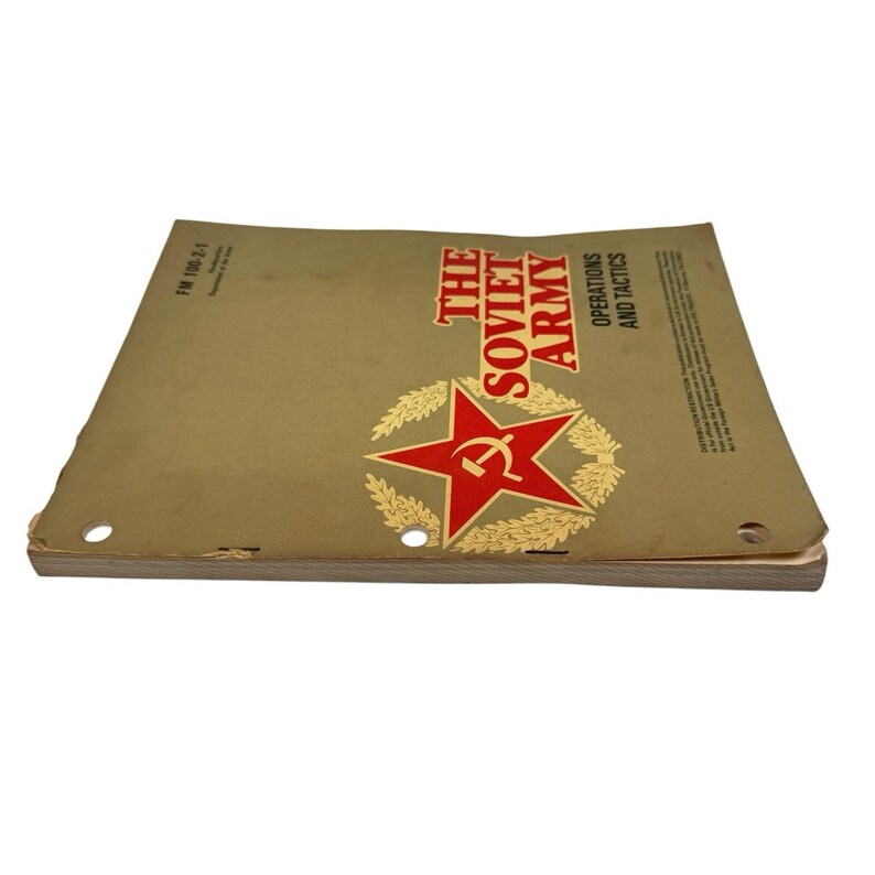 The Soviet Army Operations and Tactics FM 100-2-1 USSR 1984 RARE ...