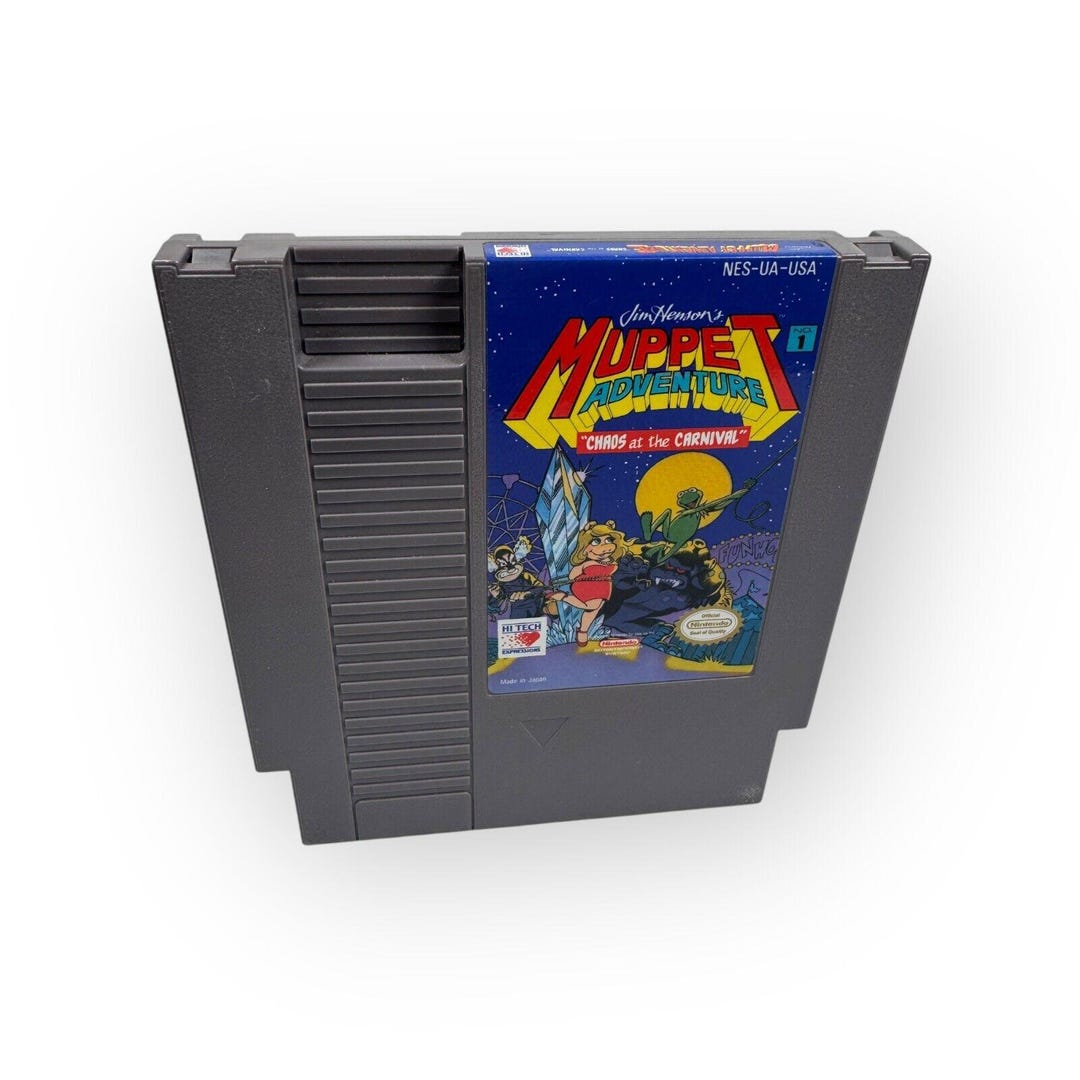 Muppet Adventure: Chaos at the Carnival (nintendo NES, 1990) Game ...