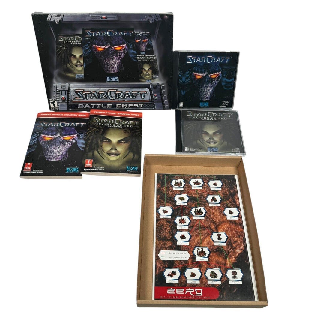 Starcraft Battle Chest Big Box PC Game Complete in Box CIB Blizzard - Etsy