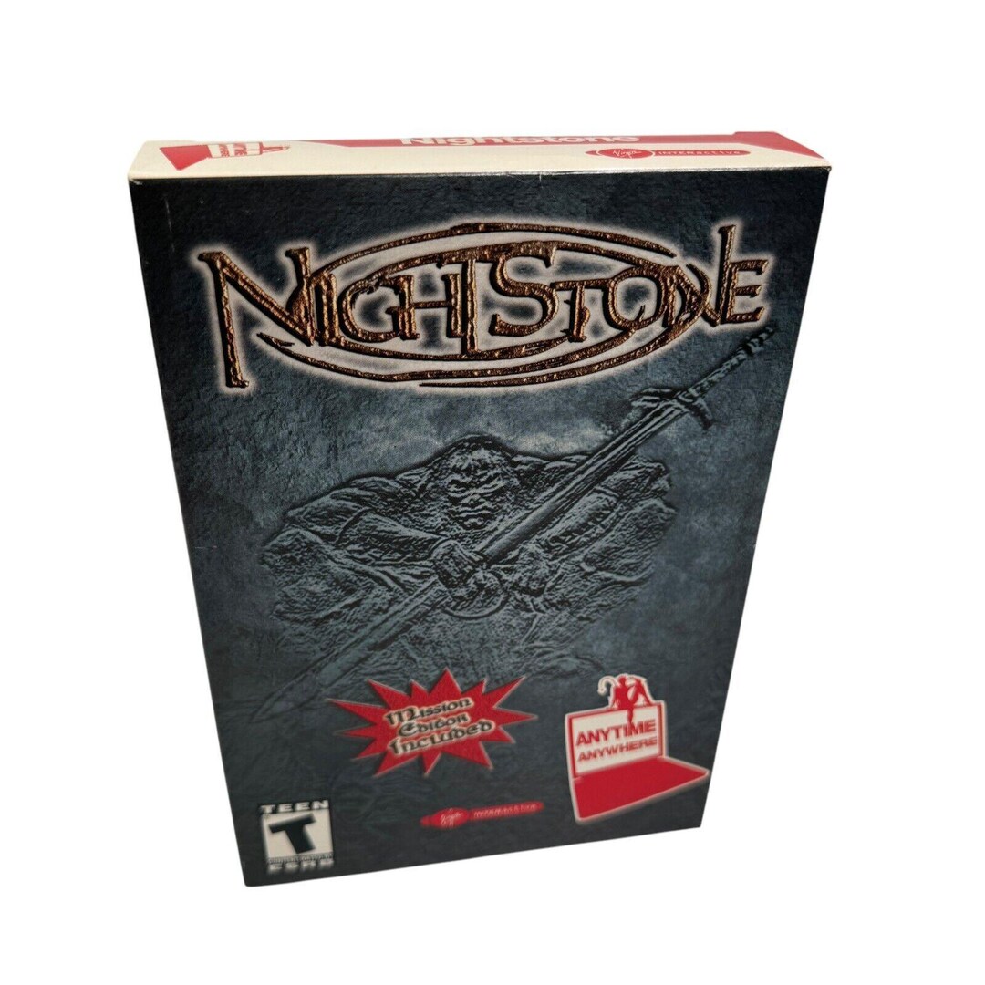 SEALED Nightstone PC Game 2001 Virgin Int & Titus Win 95 Rare Dungeon ...