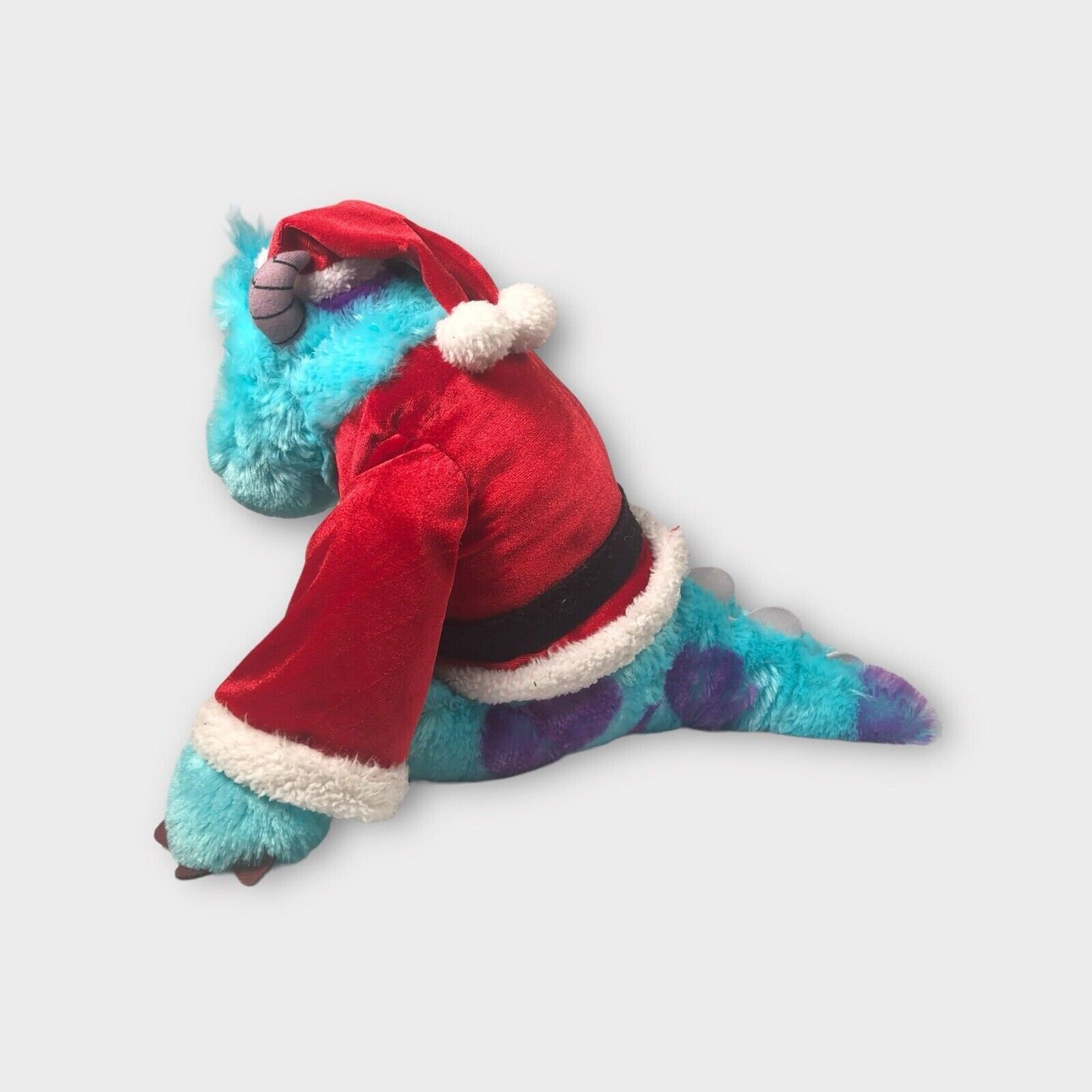 Disney Store Monsters Inc. SULLY James P Sullivan Christmas Santa Plush ...