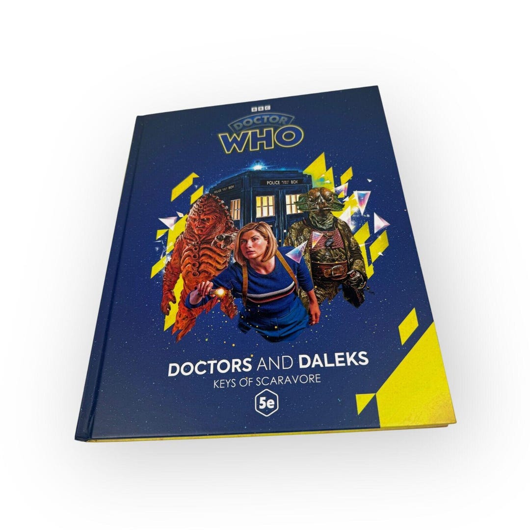 Doctor Who Doctors and Daleks Keys of Scaravore RPG 5e Sourcebook 1st ...
