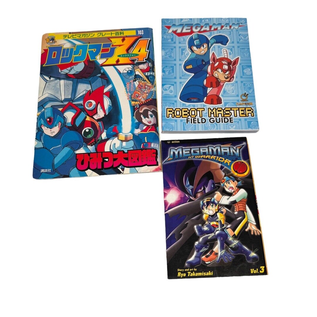 Mixed Lot of Mega Man Manga Graphic Novels Japanese and English - Etsy