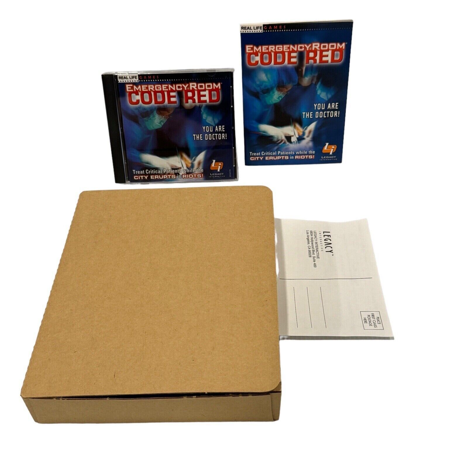 Emergency Room Code Red Big Box PC Game Win 95 Legacy Interactive - Etsy