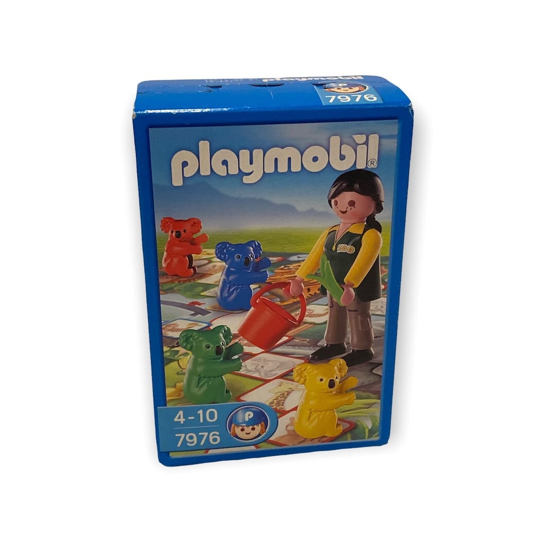 Playmobil 7976 Koala and Zoo Keeper 4 10 Age Dice Game 15 Inch Figure ...