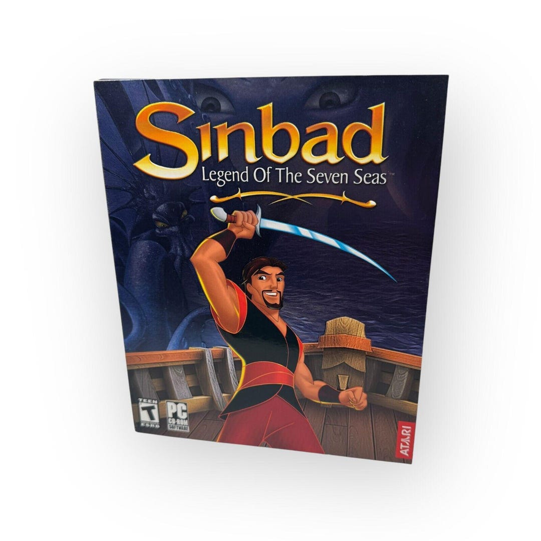 Sinbad Legend of the Seven Seas PC Big Box Game by Atari Complete CIB ...