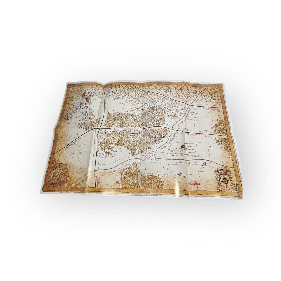 Warhammer Fantasy General's Compendium Border Princes Campaign Map OOP ...