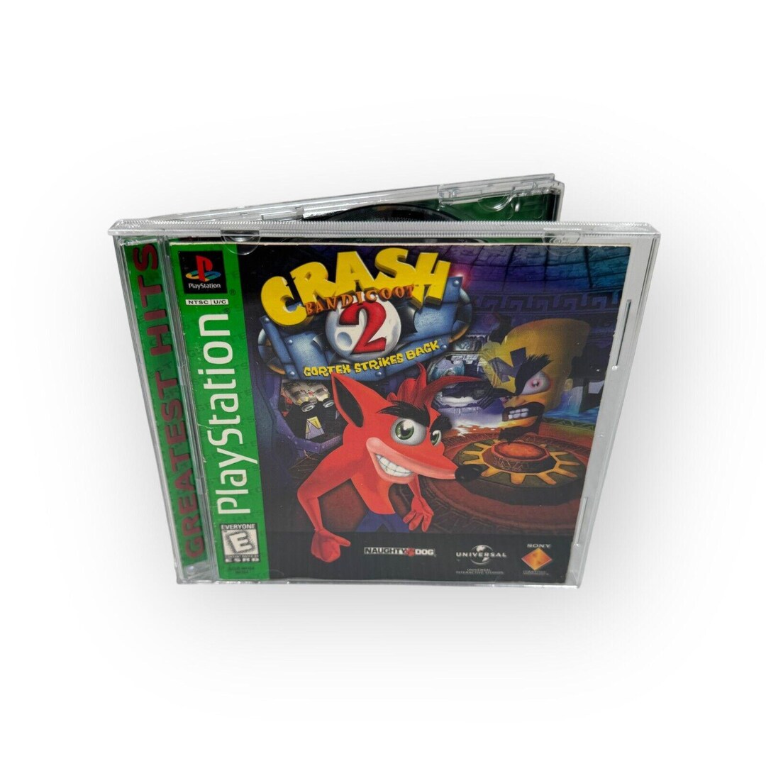 Crash Bandicoot 2: Cortex Strikes Back Playstation 1 PS1 Greatest Hits ...