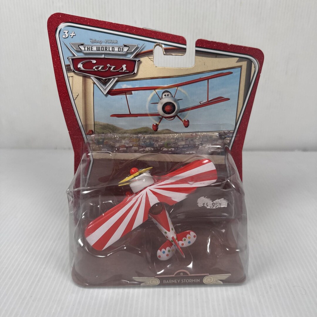 Disney Pixar the World of Cars Mega Size Barney Stormin Die-cast Plane ...