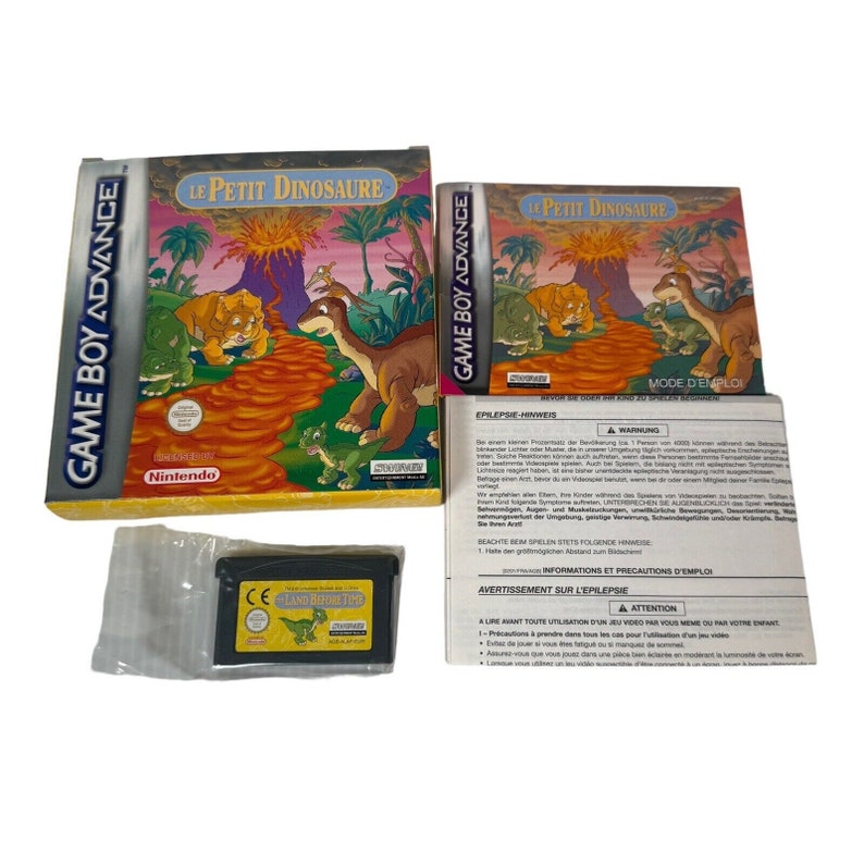 The Land Before Time Game Boy Advance French European Version Complete CIB - Etsy