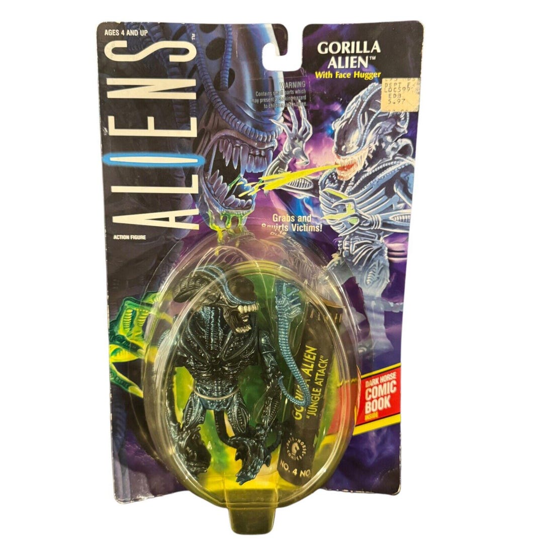 VTG 1992 Aliens Gorilla Alien Action Figure by Kenner New in Package - Etsy