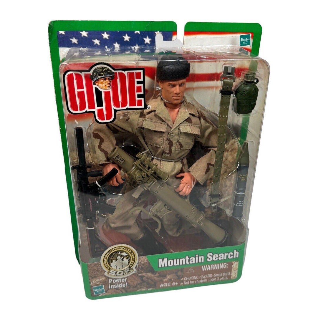 Gi Joe 12 Inch Action Figure Mountain Search S. O. Forces Vintage 2003 ...