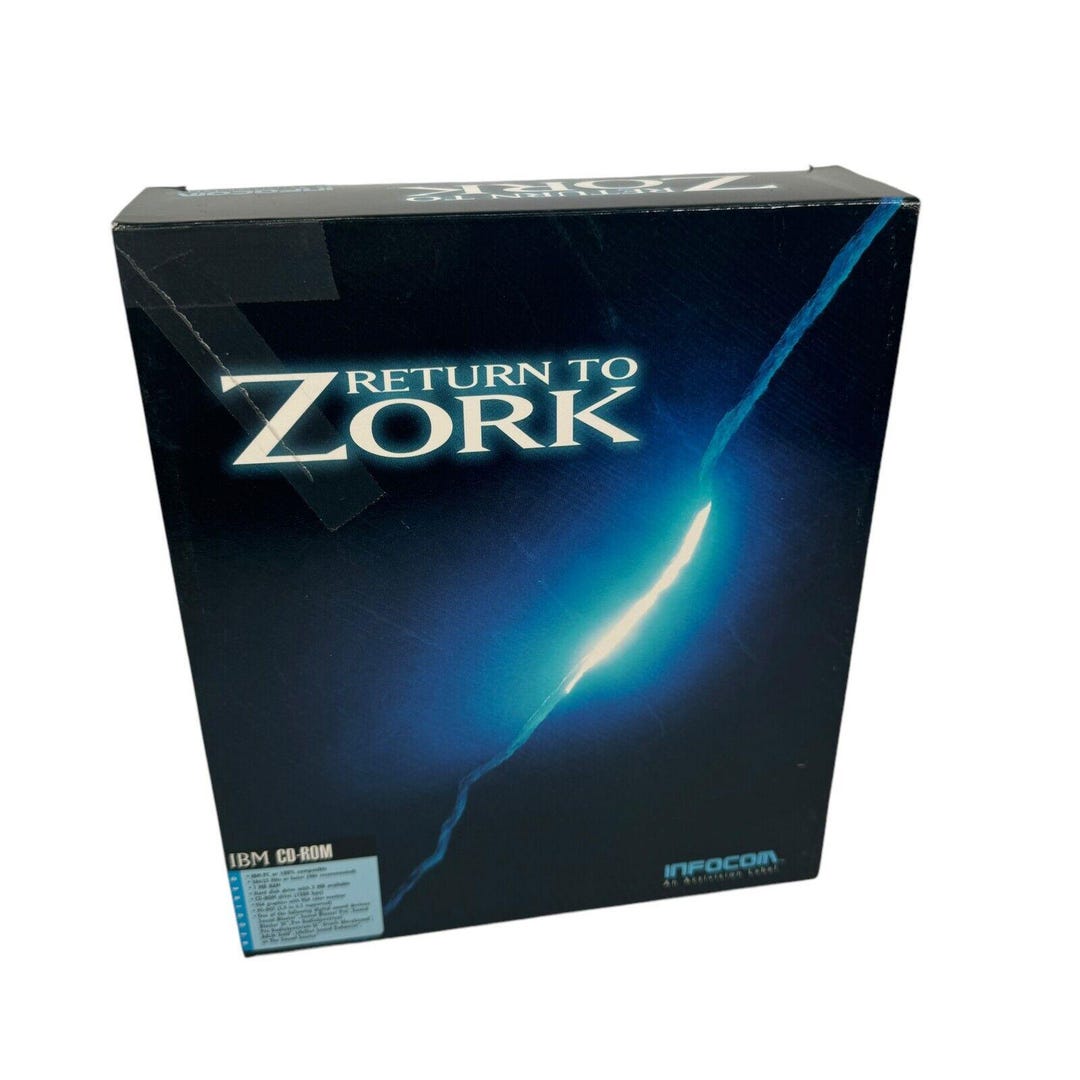 Return to Zork Infocom FMV 90s Big Box PC Game Complete CIB Sealed Jewel Case - Etsy