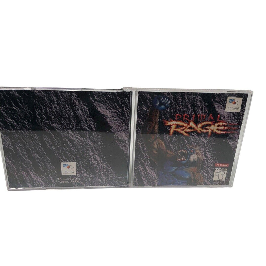 Primal Rage (PC, 1994) CD-ROM Windows Video Game Time Warner ...