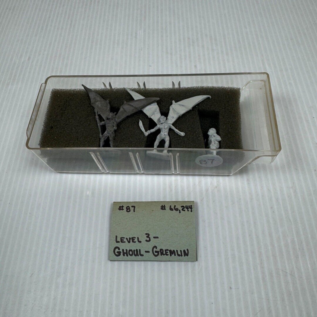 Dungeons and Dragons Ral Partha 1977 Lot of 3 Ghoul & Gremlin Lead ...