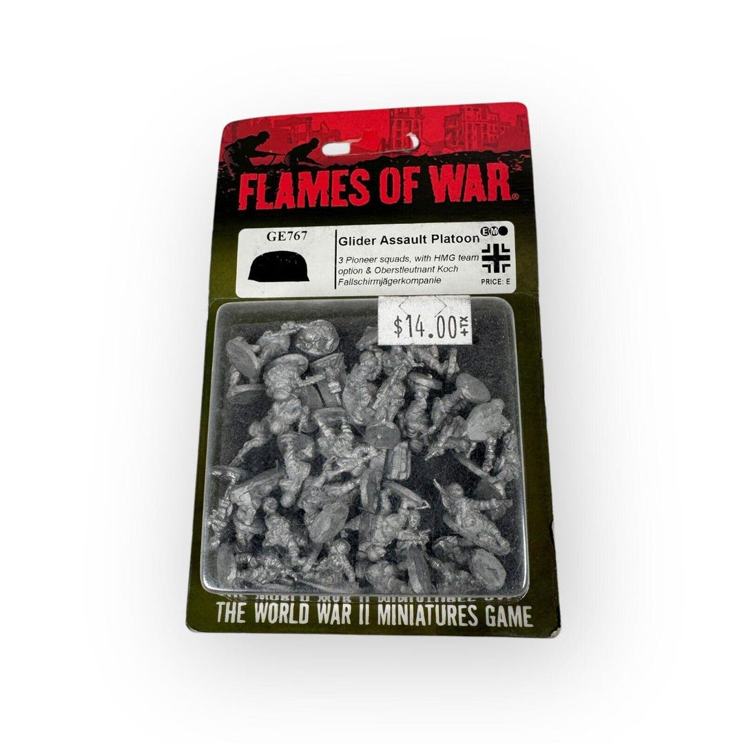Battlefront Miniatures Flames of War GE767 Glider Assault Platoon OOP ...