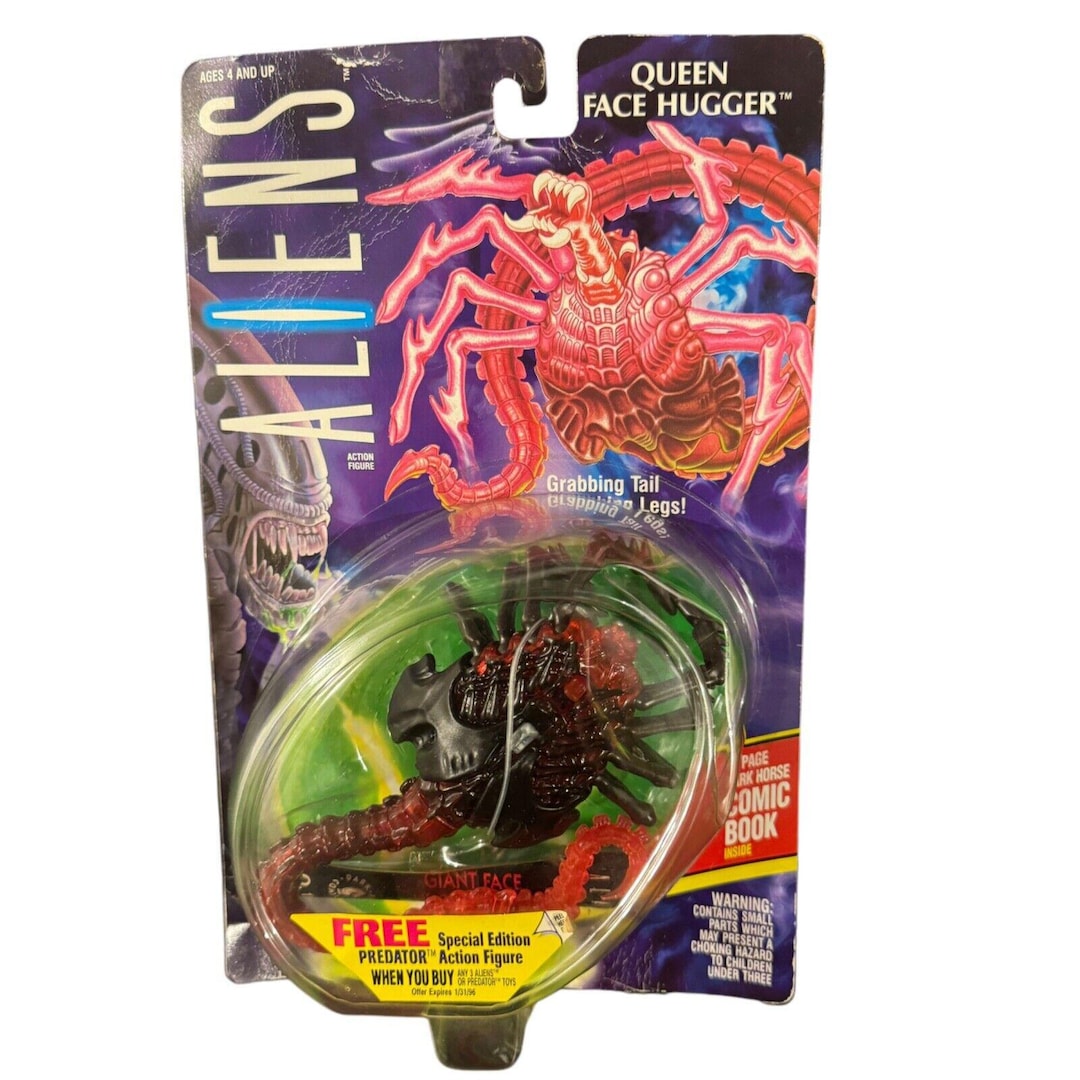 VTG 1992 Aliens Queen Face Hugger Action Figure by Kenner New in ...