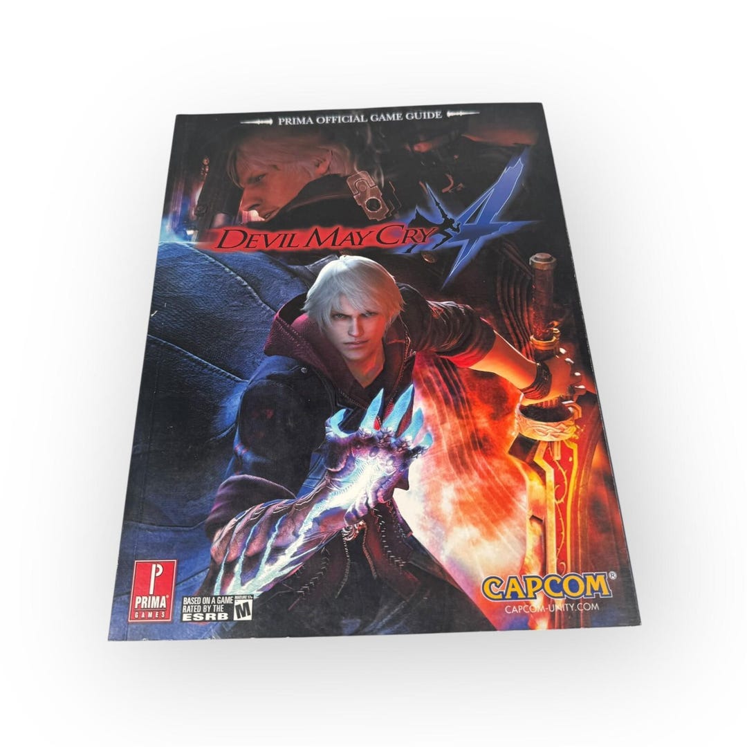 Devil May Cry 4 Prima Official Game Guide Strategy Book Gaming Capcom ...