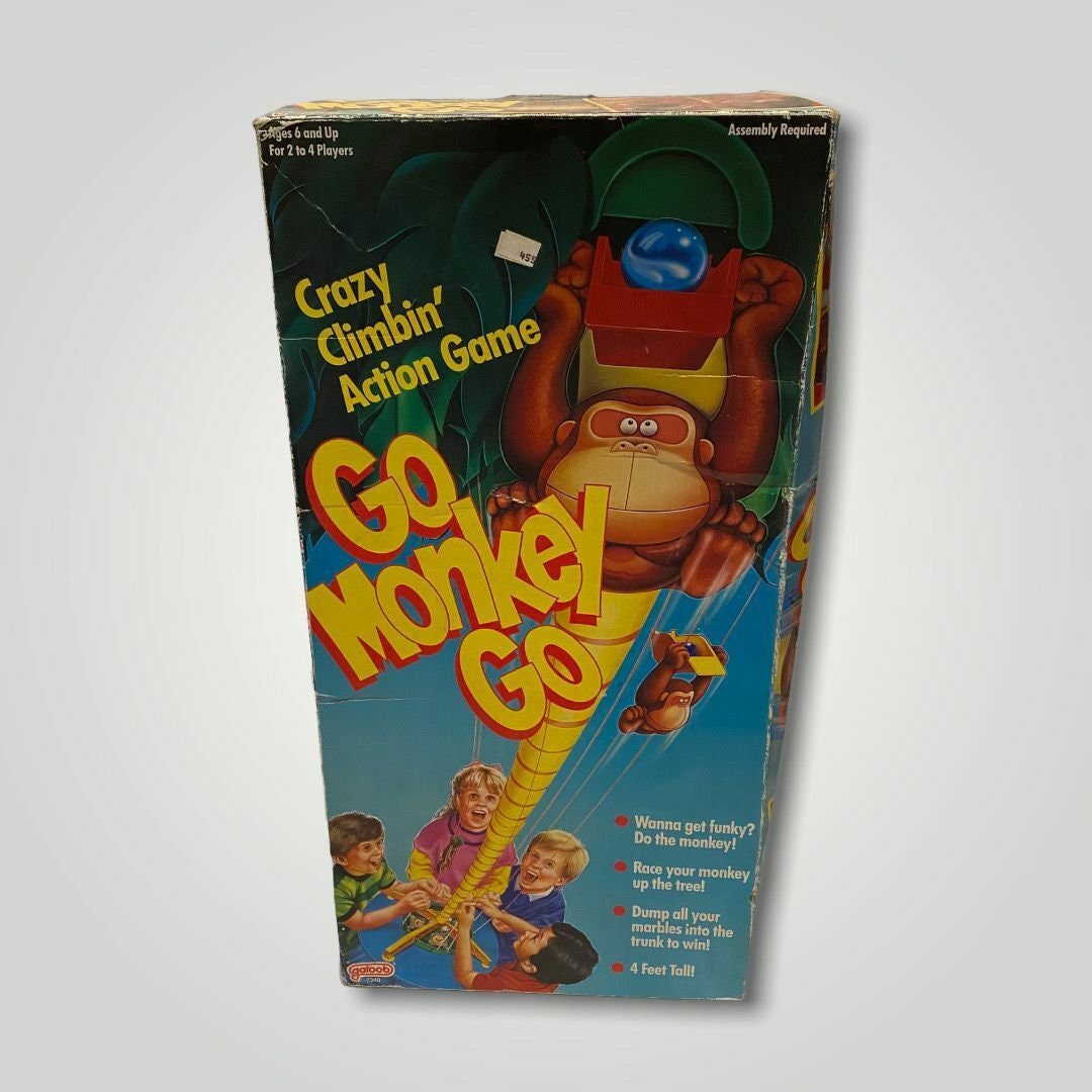 RARE incomplete Go Monkey Go Crazy Climbin Board Game Galoob 1989 Unused Parts - Etsy