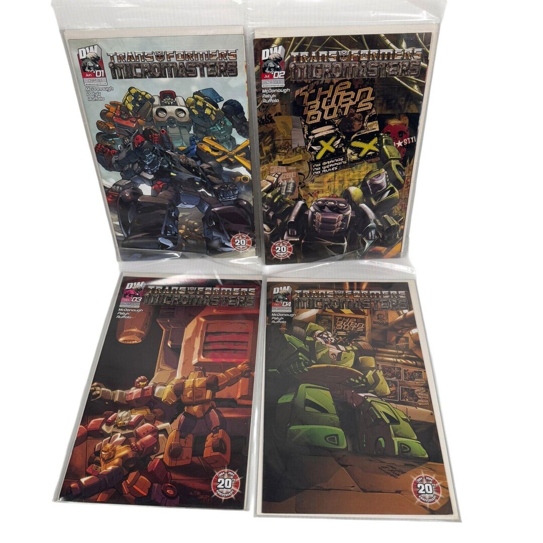 Transformers: Micromasters 1-4 Complete SET Dreamwave Comics 2004 VF - Etsy