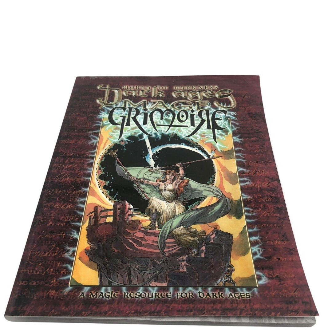 White Wolf Dark Ages Mage Grimoire Magic Sourcebook World of Darkness RPG - Etsy