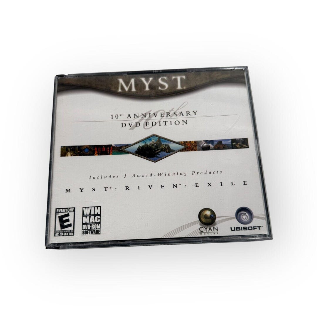 Myst 10th Anniversary DVD Edition Trilogy With Manual in Jewel Case - Etsy
