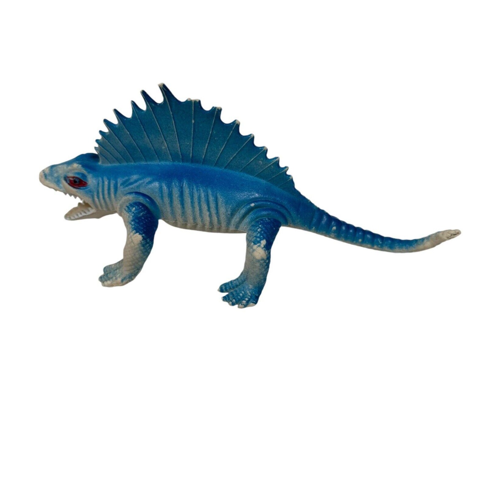 Imperial Dimetrodon 9 Blue Dinosaur Figure Vintage 1977 Hong Kong ...