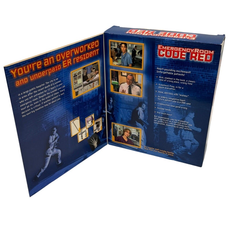 Emergency Room Code Red Big Box PC Game Win 95 Legacy Interactive - Etsy