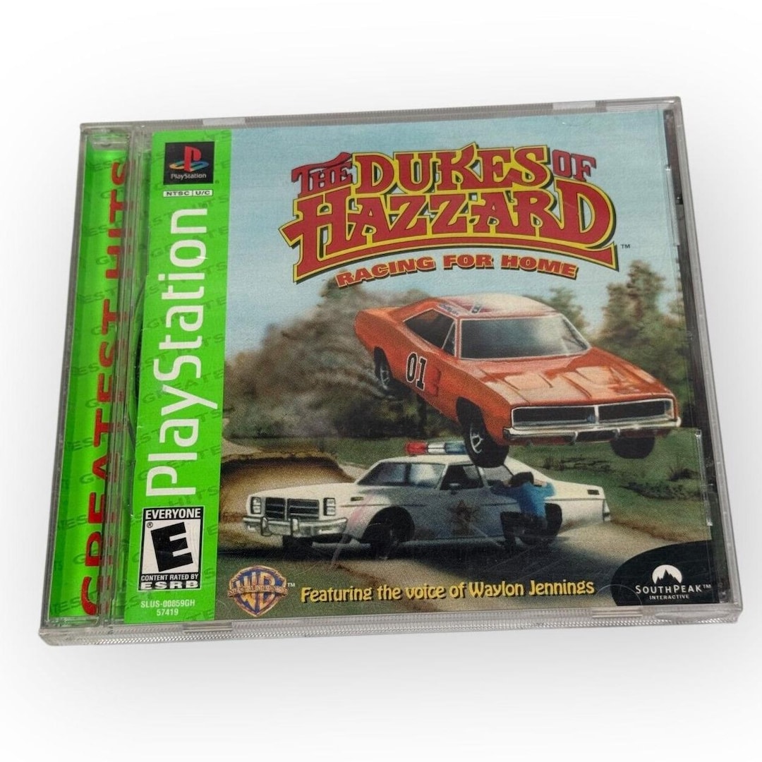 The Dukes of Hazzard Racing for Home Playstation 1 Game Complete ...