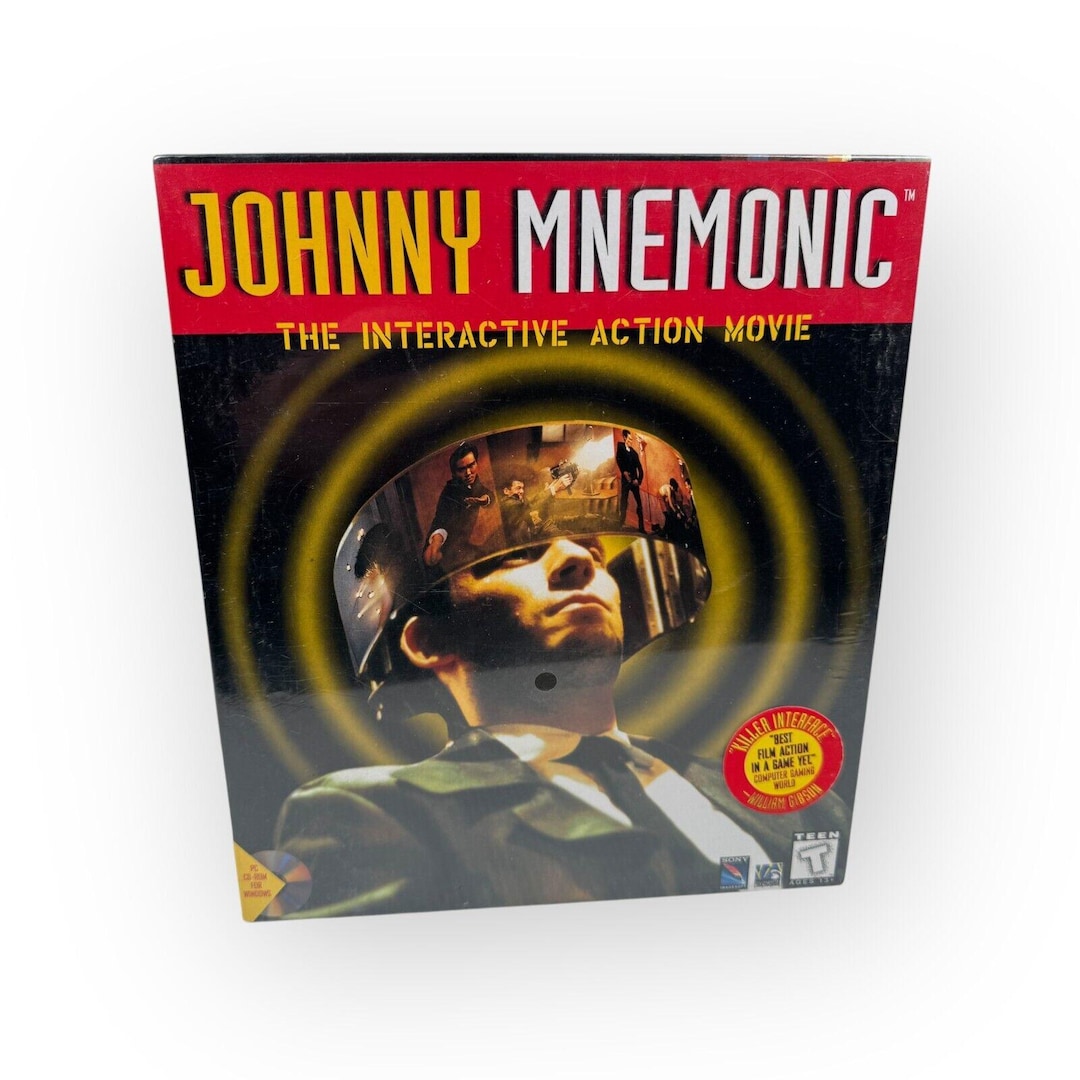 Johnny Mnemonic the Interactive Action Movie Cyberpunk Big Box PC Game ...