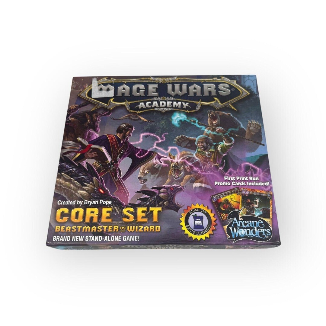 Mage Wars Academy Beastmaster Vs. Wizard Core Set Complete Arcane ...