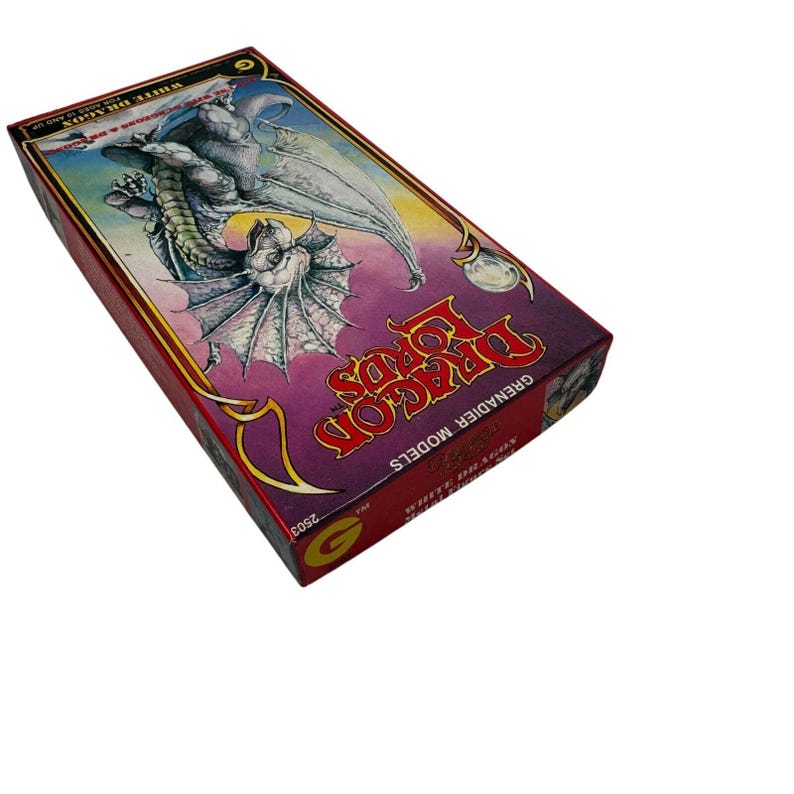 Grenadier Models Dragon Lords 2503 White Dragon D&D Lead Miniature ...