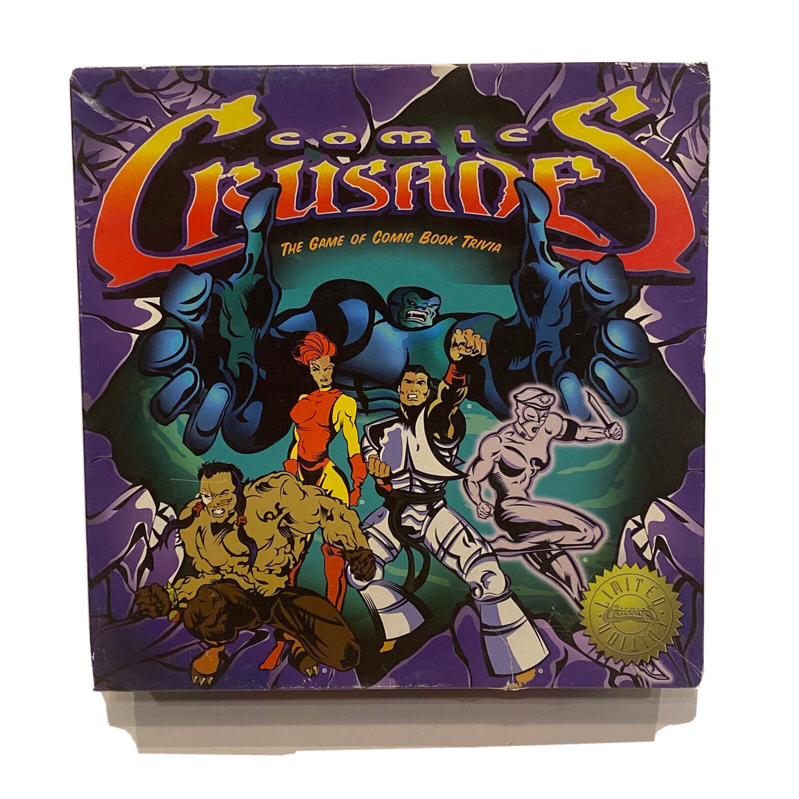 Vintage 1997 Comic Crusades Comic Book Trivia Board Game Endgame ...