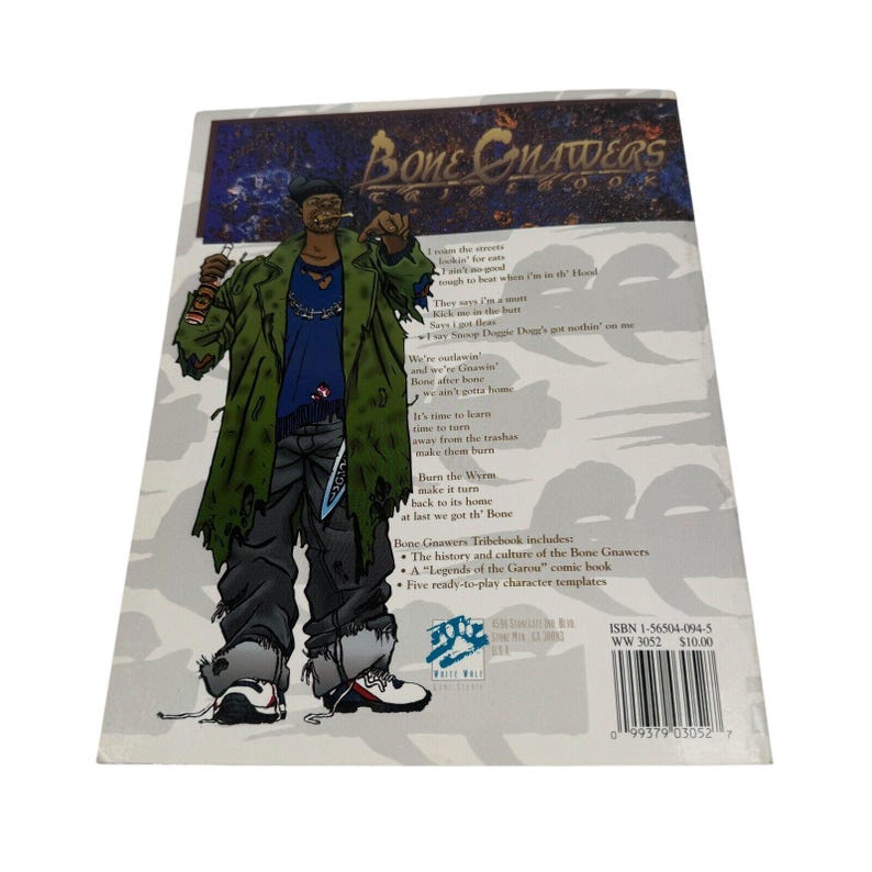 Bone Gnawers Tribebook Werewolf the Apocalypse RPG Sourcebook 1994 - Etsy