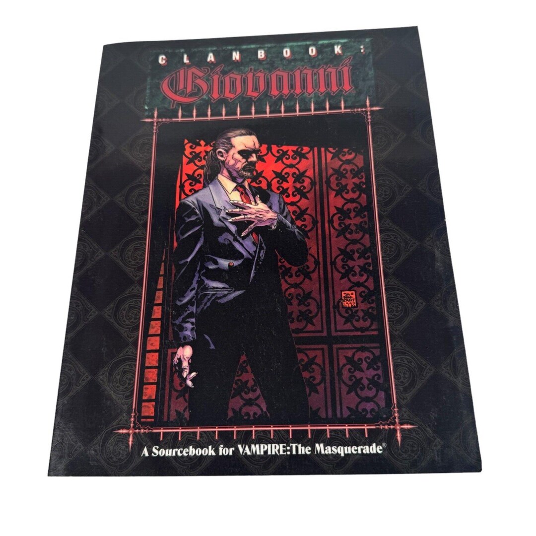 White Wolf Vampire the Masquerade Clanbook Giovanni 1st Ed RPG ...