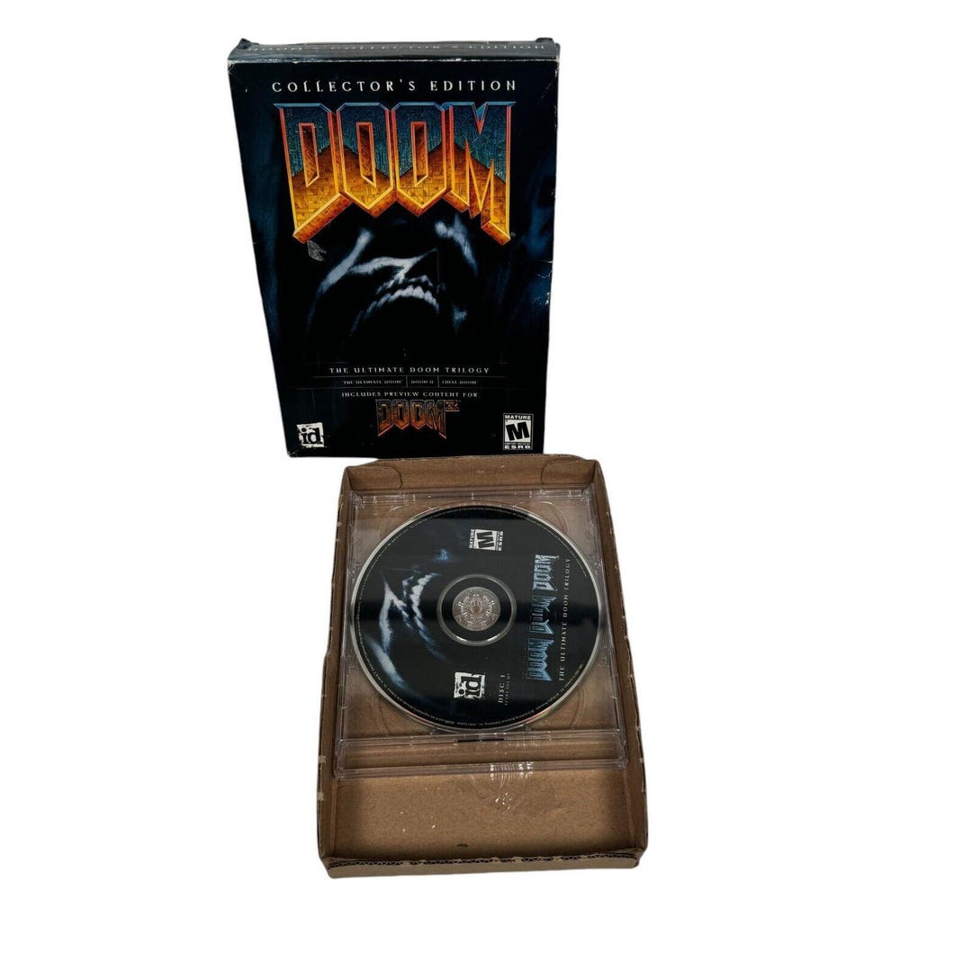 Doom Collector's Edition Ultimate Doom Trilogy in Original Retail Box ...