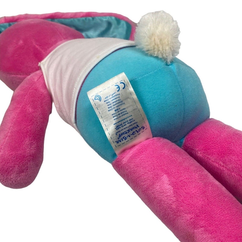 Build A Bear Honey Girl Risa Pink Rock Star Bunny Rabbit Plush 20 W ...