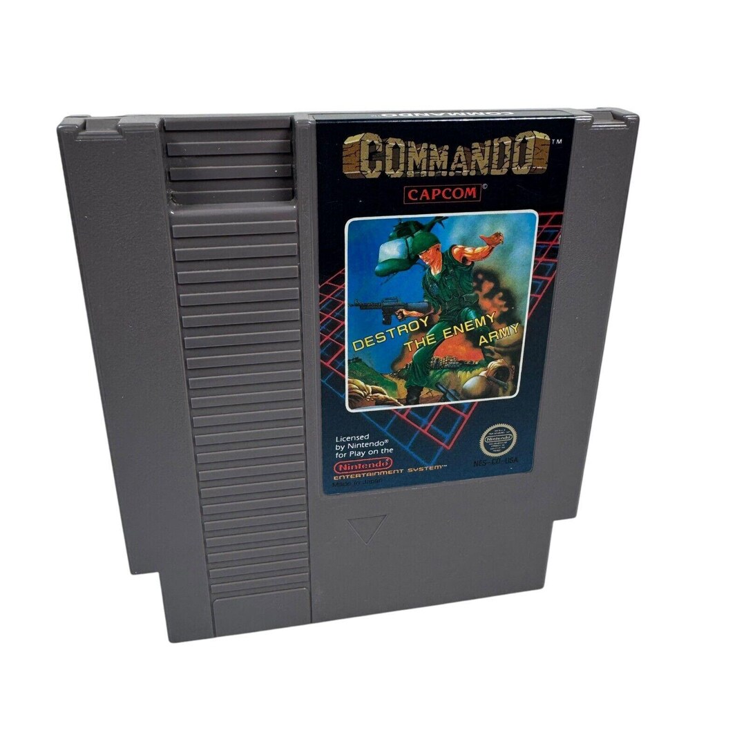 Commando (nintendo NES, 1986) Army Game Cartridge Only - Etsy
