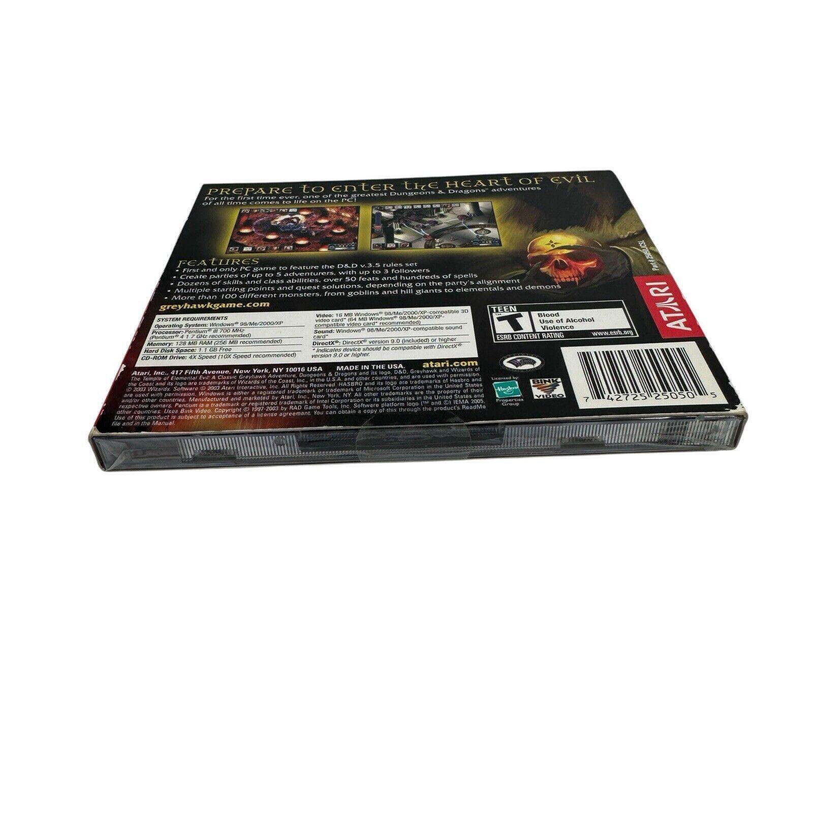 The Temple of Elemental Evil PC Game Dungeons & Dragons Greyhawk New ...