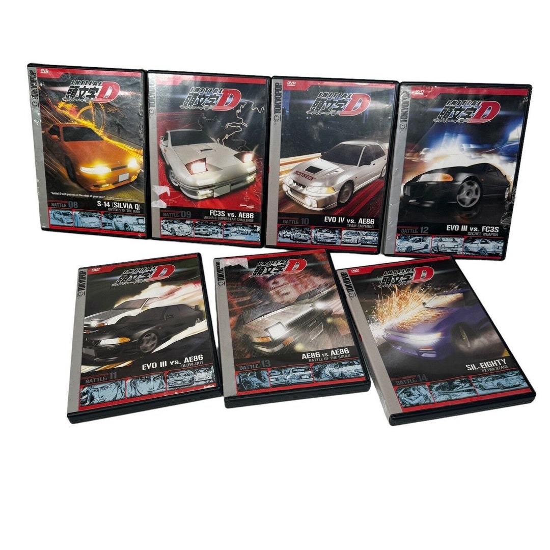 Initial D Racing Anime Volumes 8-14 DVD Cards and Inserts Included - Etsy
