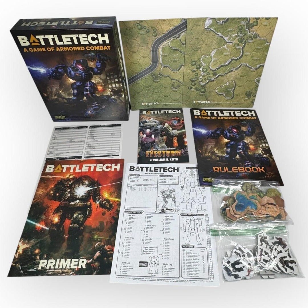 Battletech A Game of Armored Combat Box Set by Catalyst no Plastic ...