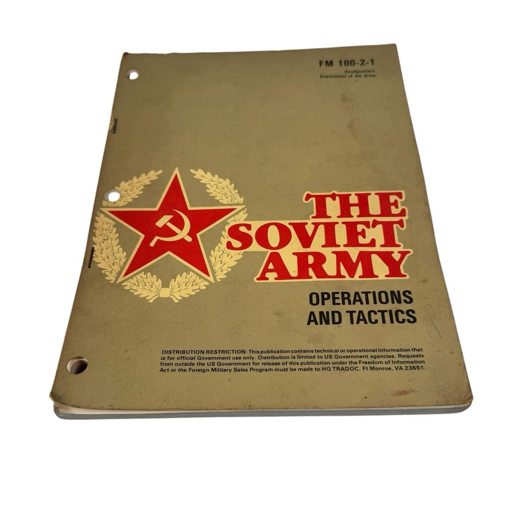 The Soviet Army Operations and Tactics FM 100-2-1 USSR 1984 RARE ...