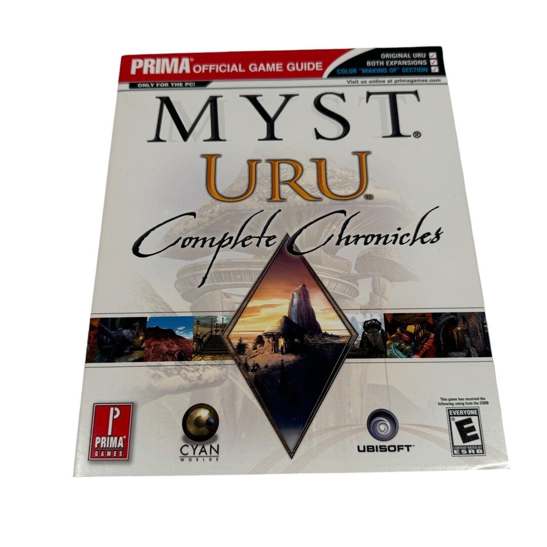 Myst Uru Complete Chronicles Prima Official Game Strategy Guide Bryan ...