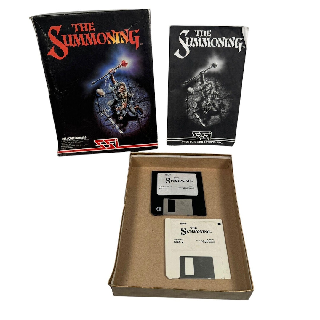The Summoning Ssi Dungeon Crawler Rpg Big Box Pc Game Complete in Box ...