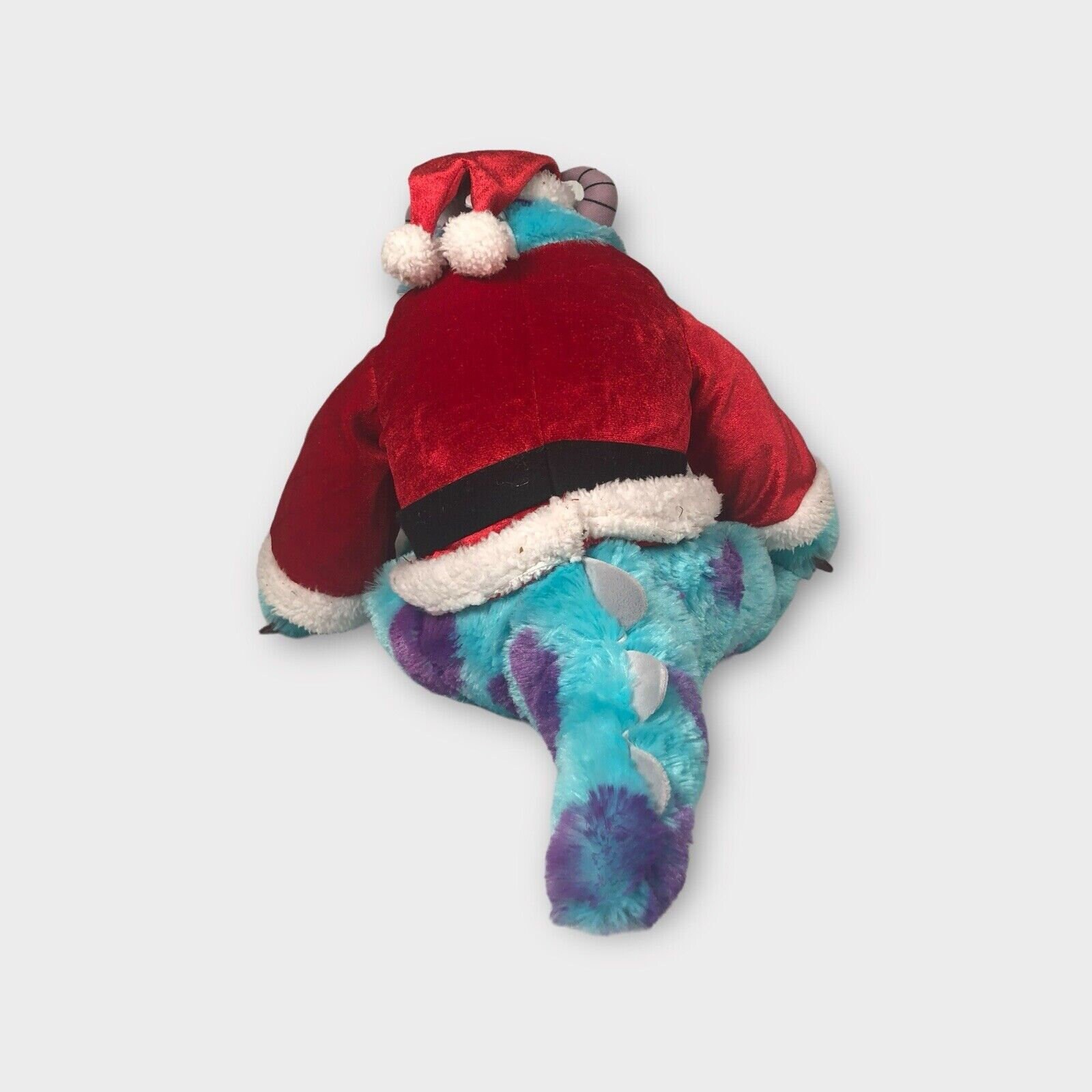 Disney Store Monsters Inc. SULLY James P Sullivan Christmas Santa Plush ...