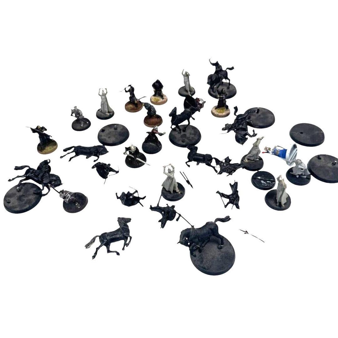 Mixed Lot of Lord of the Rings MESBG Incomplete & Broken Minis Games ...
