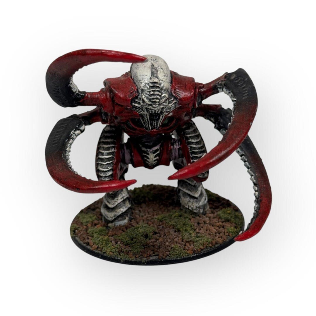 Tyranid Screamer Killer Carnifex Metal OOP Warhammer 40k Painted ...